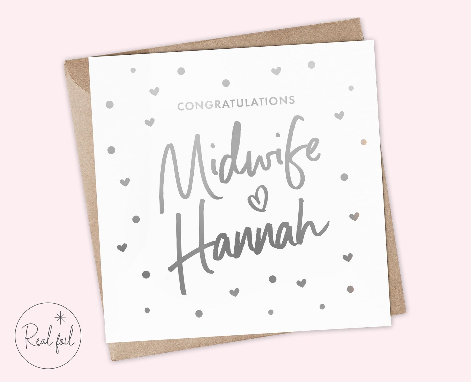 Personalised Congratulations Nurse Card, Congratulations Midwife Card ...