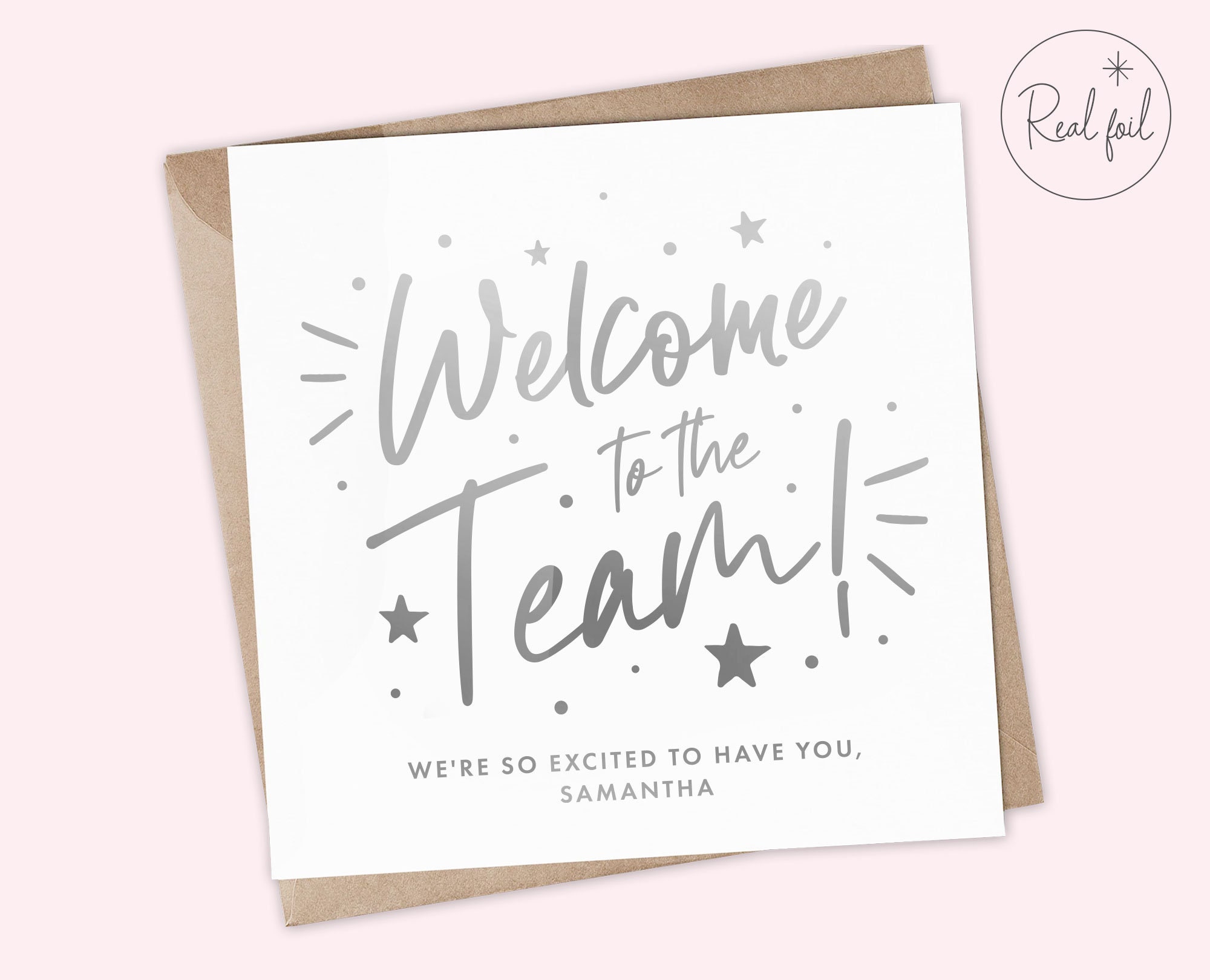 Personalised Welcome to the Team Card, New Apprentice, New Colleague ...