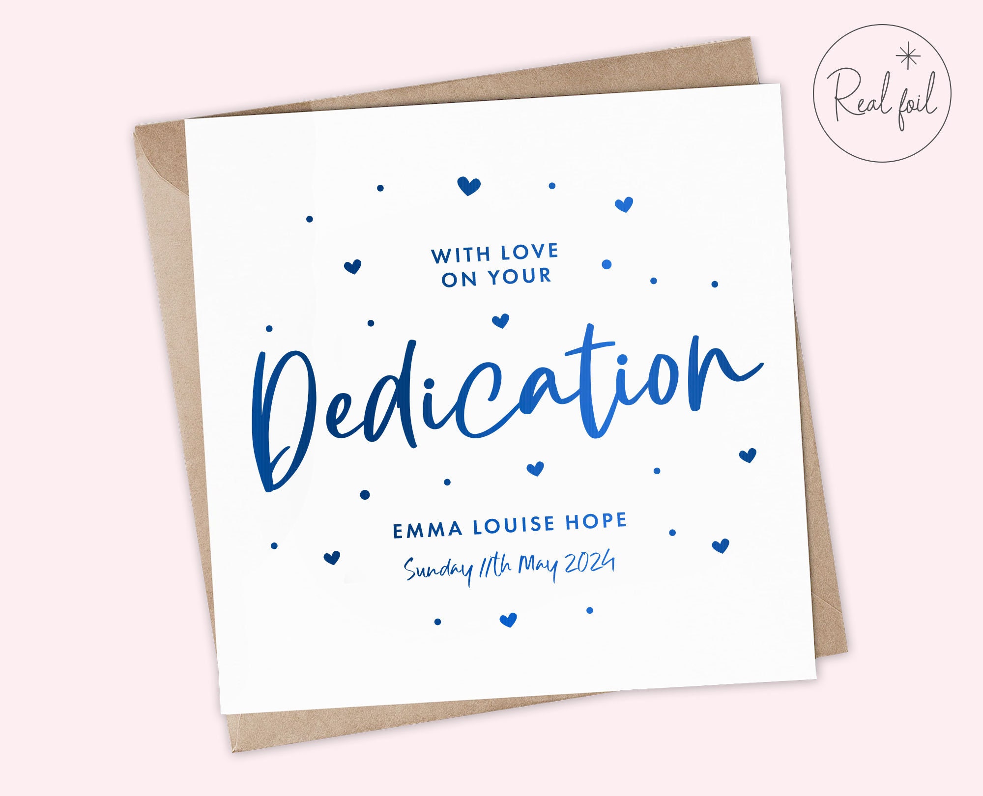 Personalised Dedication Card Baby Dedication Bible Verse - Etsy UK