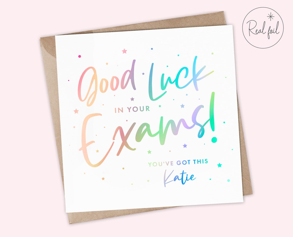 Good Luck in Your Exams Card You Got This Best of Luck Card - Etsy UK