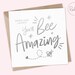 You'll Bee Amazing Bee Good Luck Card Good Luck - Etsy