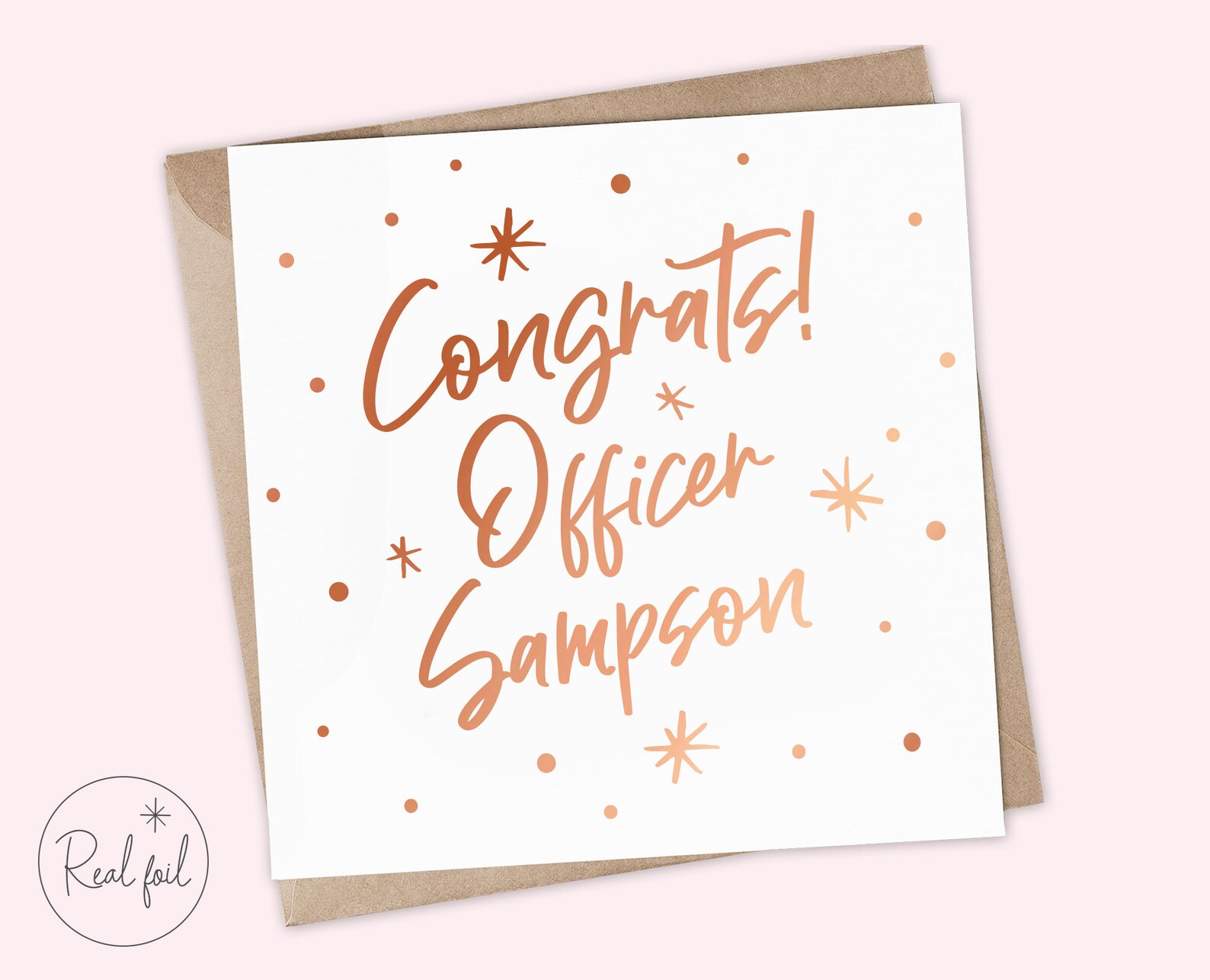 Personalised Police Officer Graduation Card Police Man - Etsy