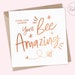 You'll Bee Amazing Bee Good Luck Card Good Luck - Etsy