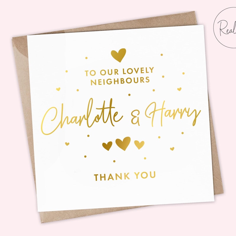 Neighbor Appreciation Card - Etsy UK