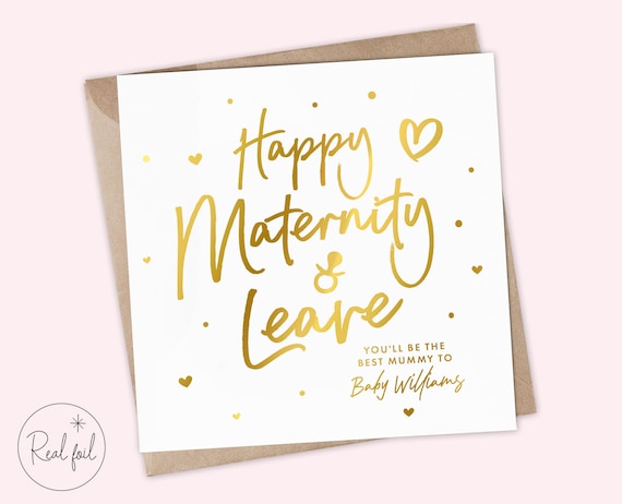 Maternity Card Maternity Leave Card Mummy-to-be Card - Etsy Australia