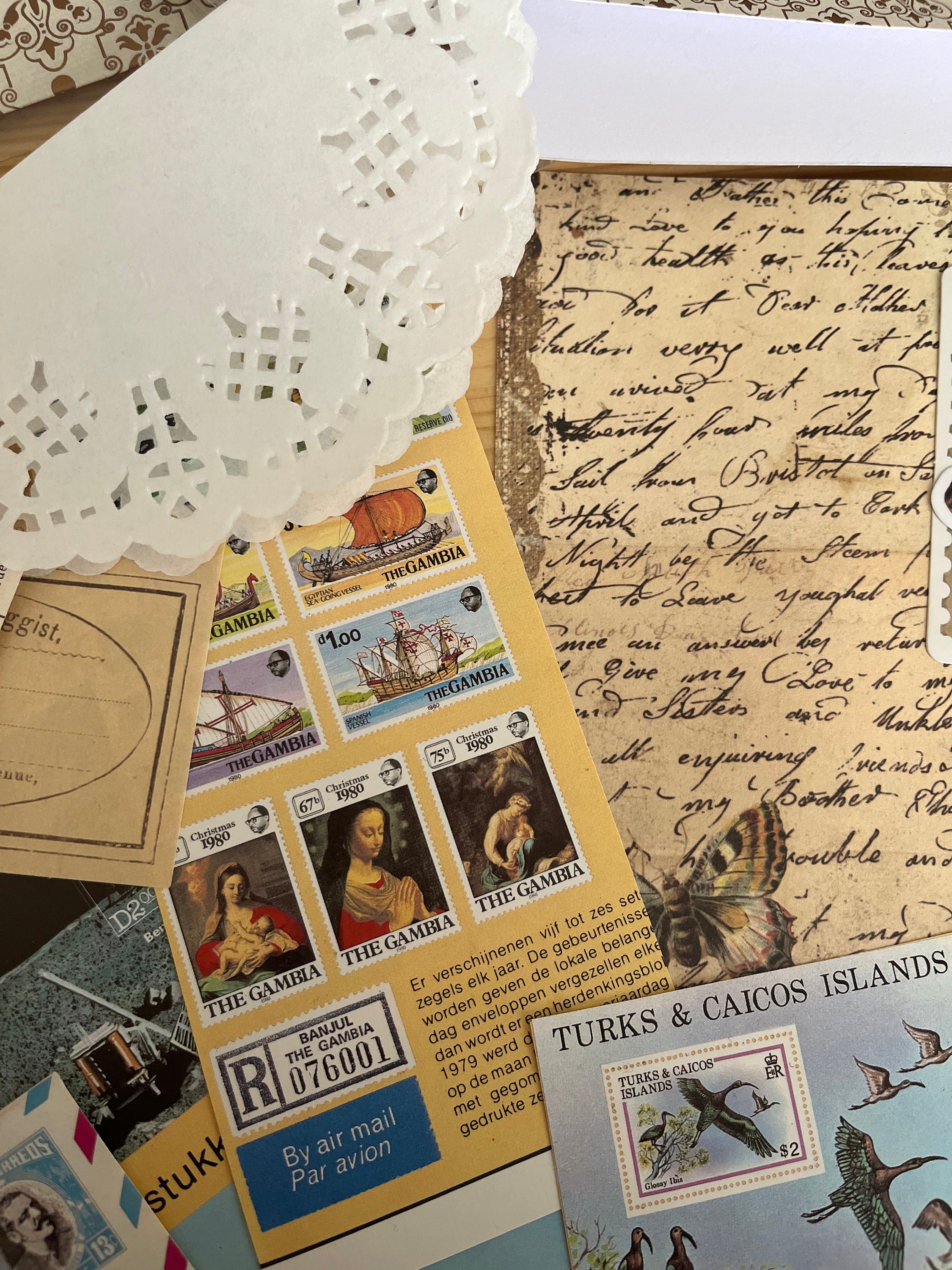 Junk Journal Kit. Stamp Journal Kit . Junk Journaling Kit - Etsy