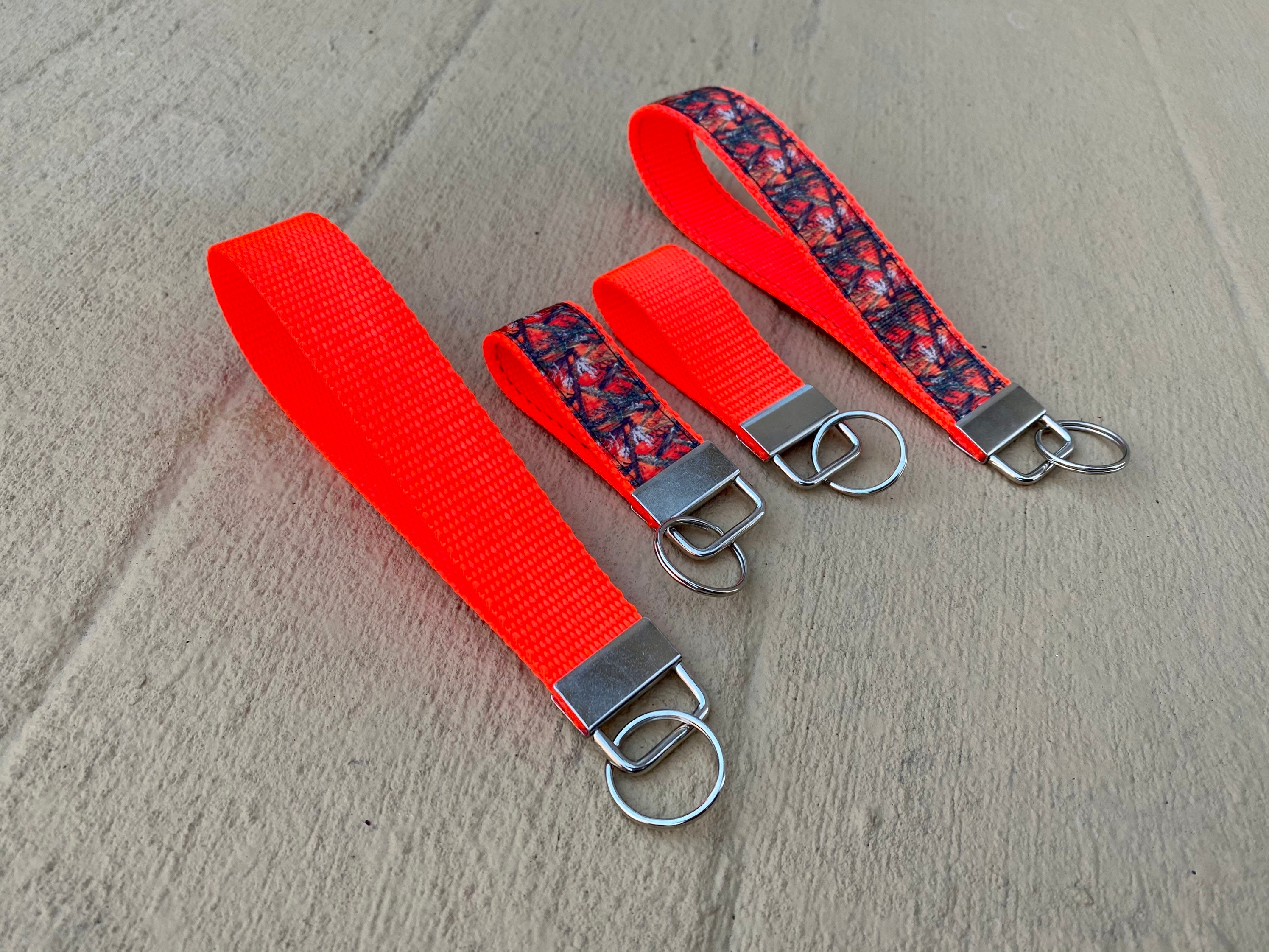 Orange Camouflage Keychain Blaze Orange Camo Key Fob Gift - Etsy.de