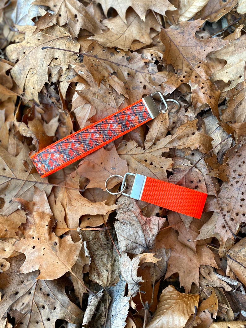 Orange Camouflage Keychain Blaze Orange Camo Key Fob Gift - Etsy.de