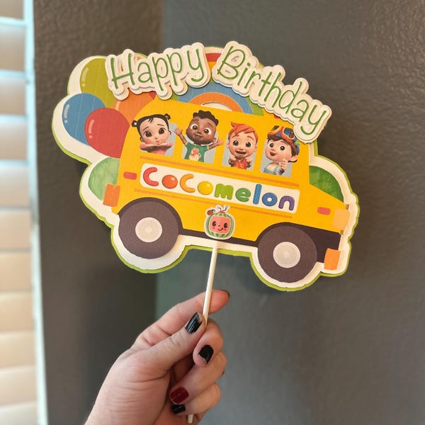 Cocomelon Cake Topper 2 - Etsy