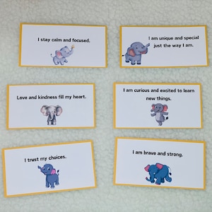 Enlightened Elephant Affirmation Jar - 50 Affirmations for Young Minds ...
