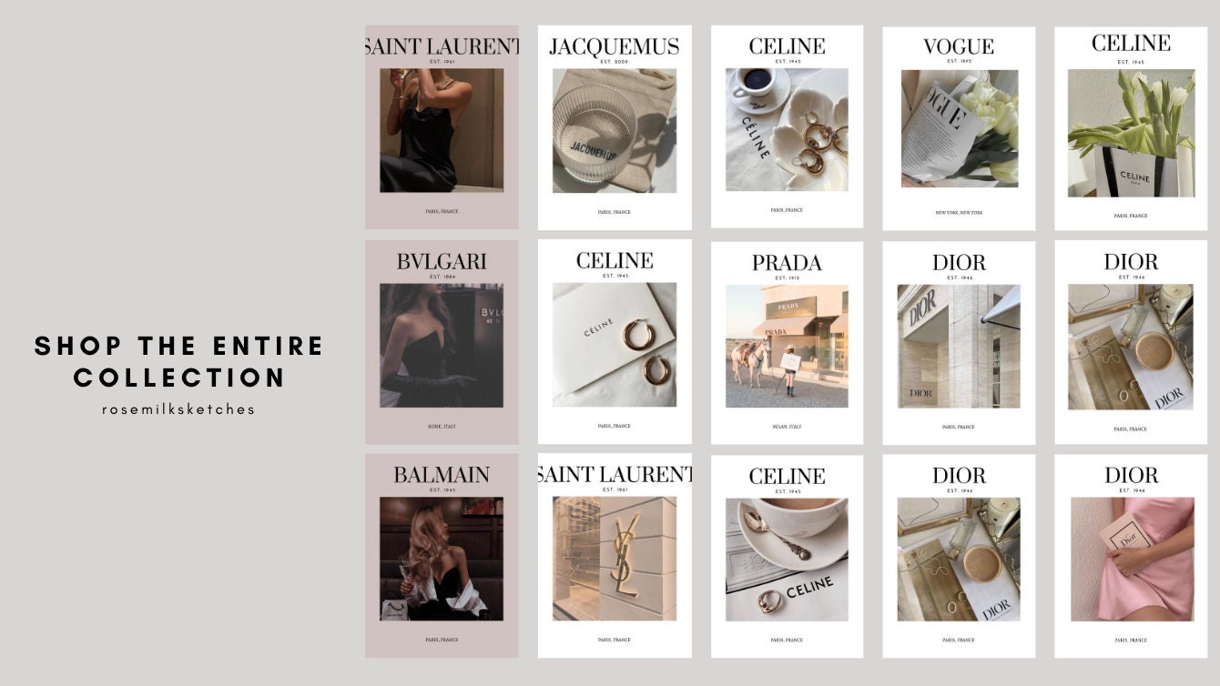 Luxury Fashion Designer Poster, Minimalistic Hypebeast Wall Art ... Luxury Fashion Designer Poster, Minimalistic Hypebeast Wall Art ...