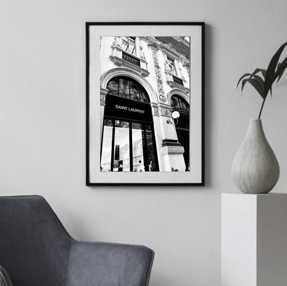 Luxury Fashion Poster Set of 4 [NOIR COLLECTION] , Digital Designer ...