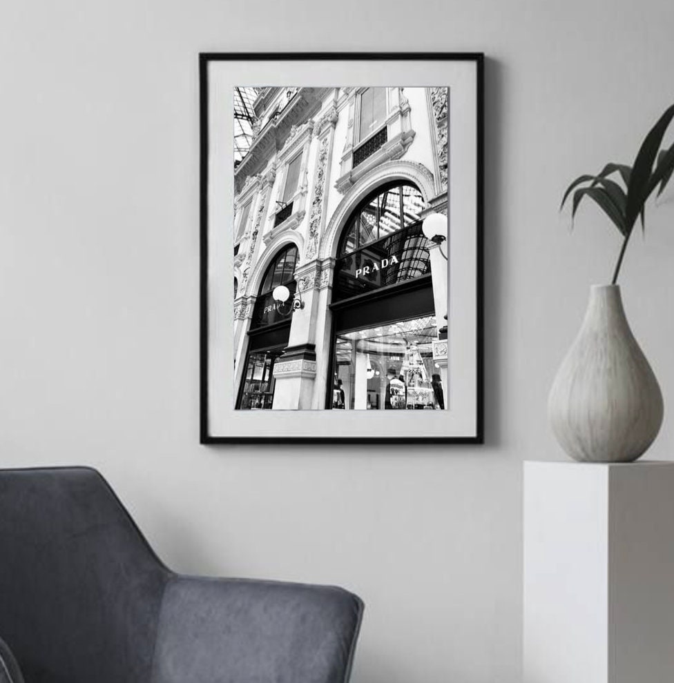 Luxury Fashion Poster Set of 4 [NOIR COLLECTION] , Digital Designer ...