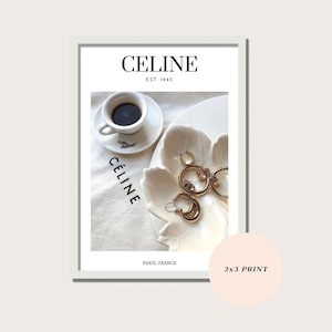 Hypebeast Luxury Fashion Designer Poster, Cream Minimalistic Wall Art ...