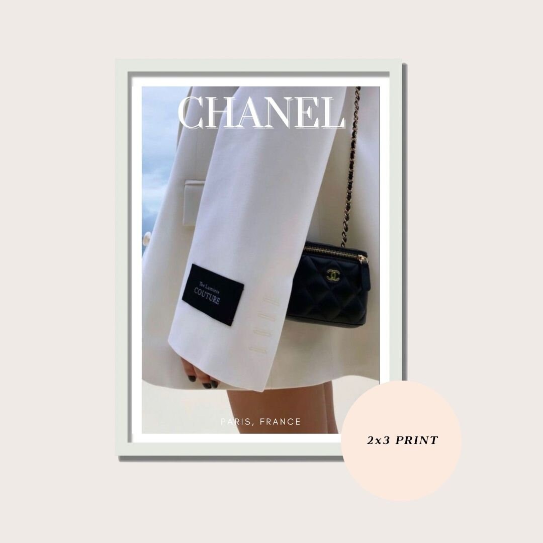 Luxury Fashion Designer Poster, Minimalistic Hypebeast Wall Art ...