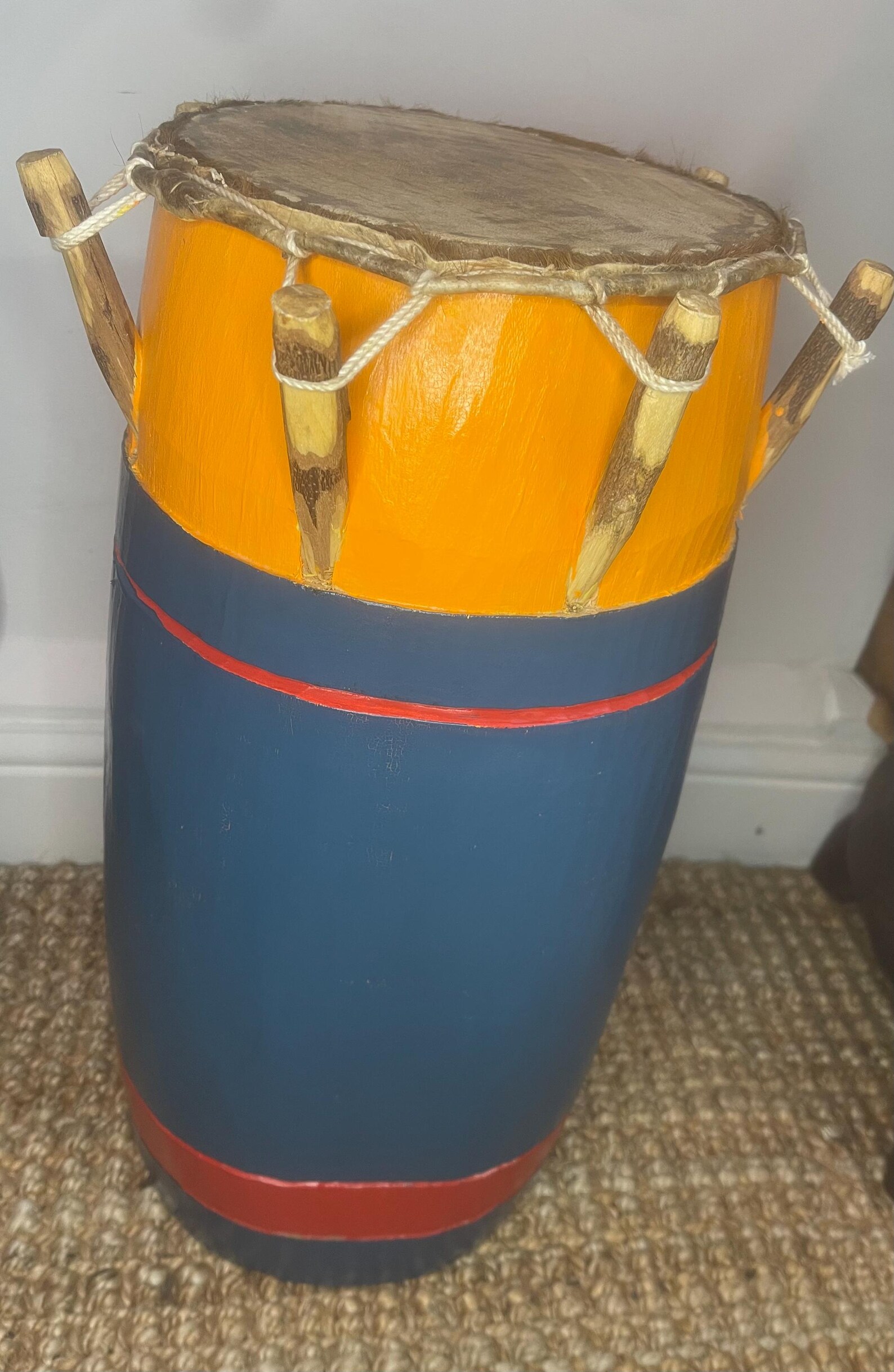 AGBADZA DRUM Medium (benin Republic) - Etsy