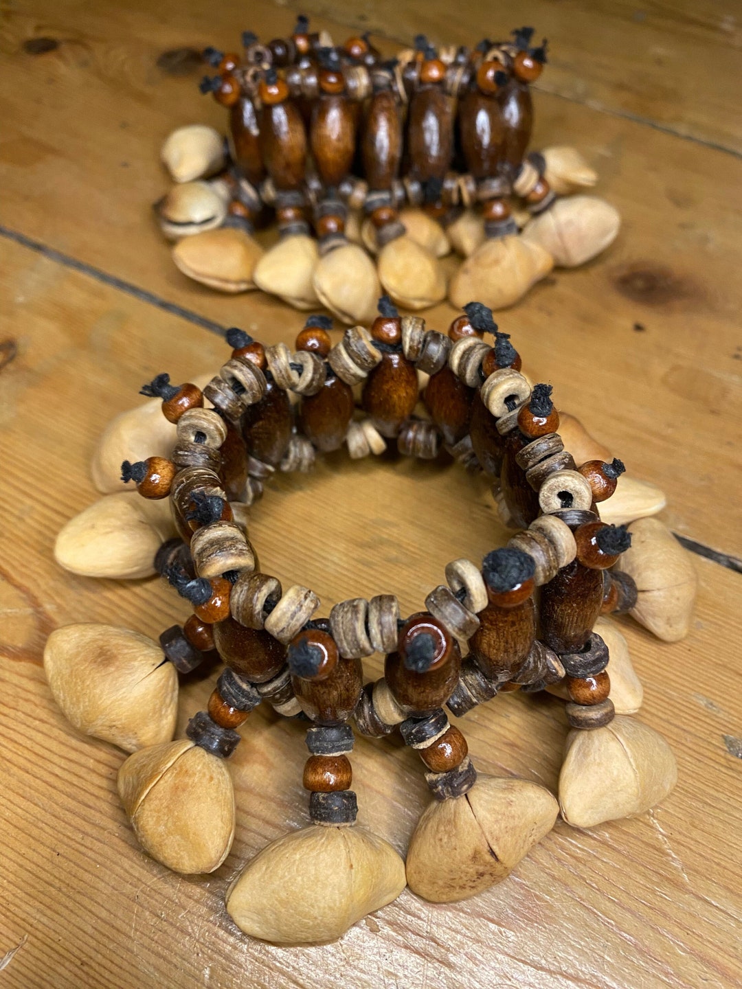 KENARI Pair of Wrist/ankle Shaker Bracelet (indonesia) - Etsy