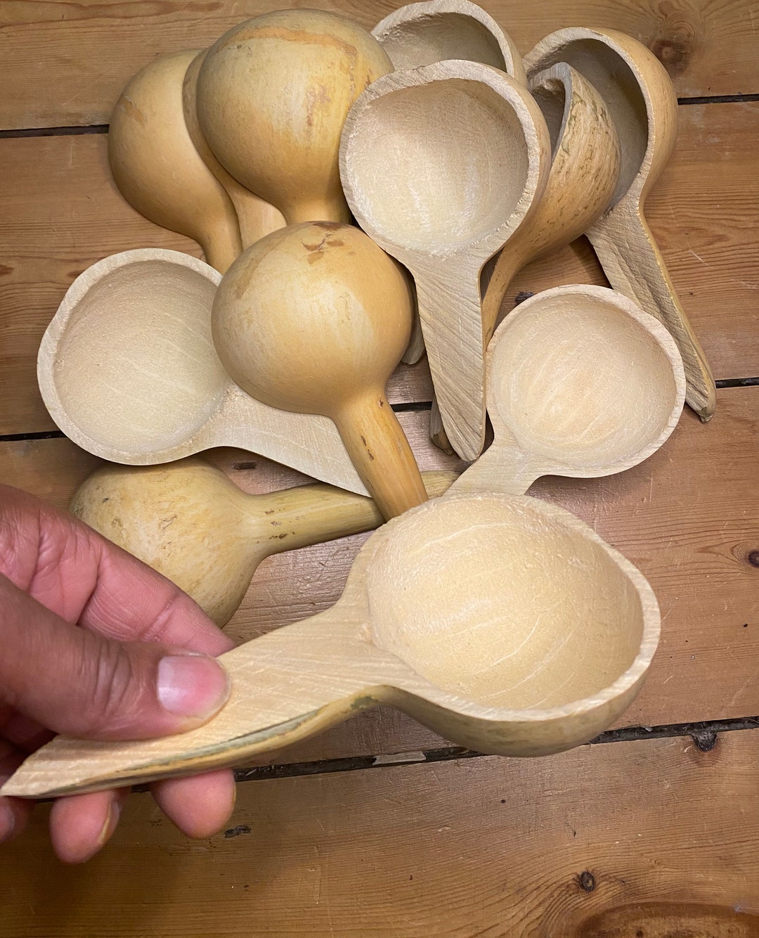 SINGLE CALABASH SPOONS 3 4 Inchesmali - Etsy