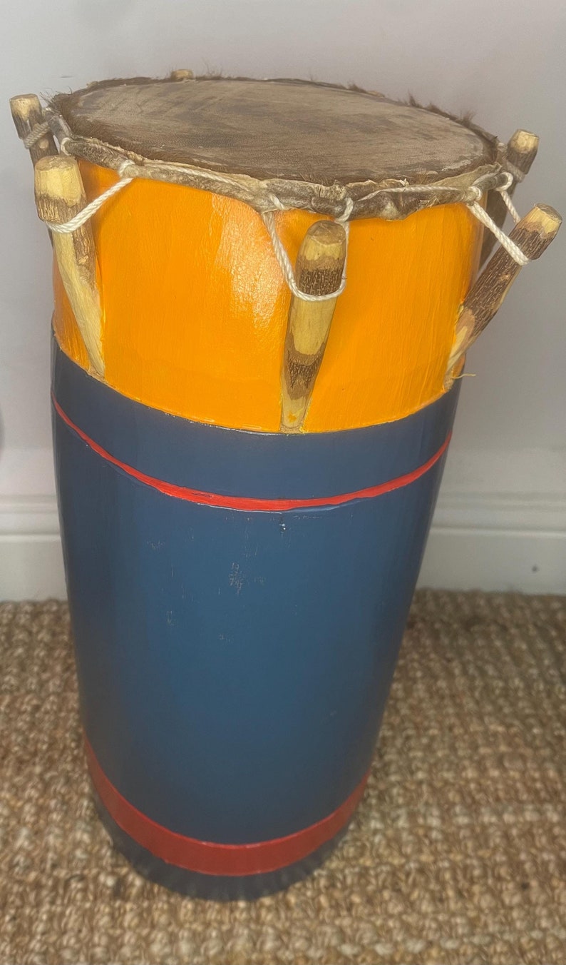 AGBADZA DRUM Medium (benin Republic) - Etsy