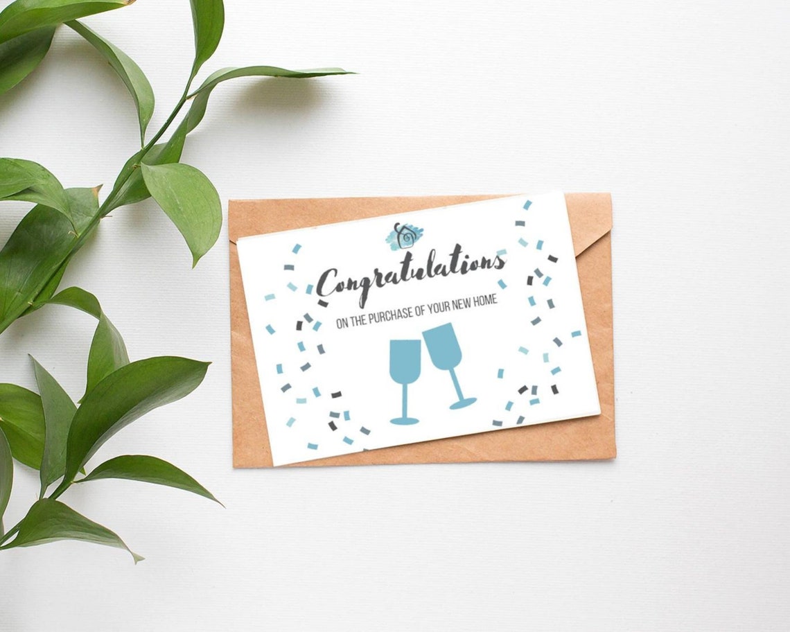 Housewarming Card Printable Housewarming Card | Etsy