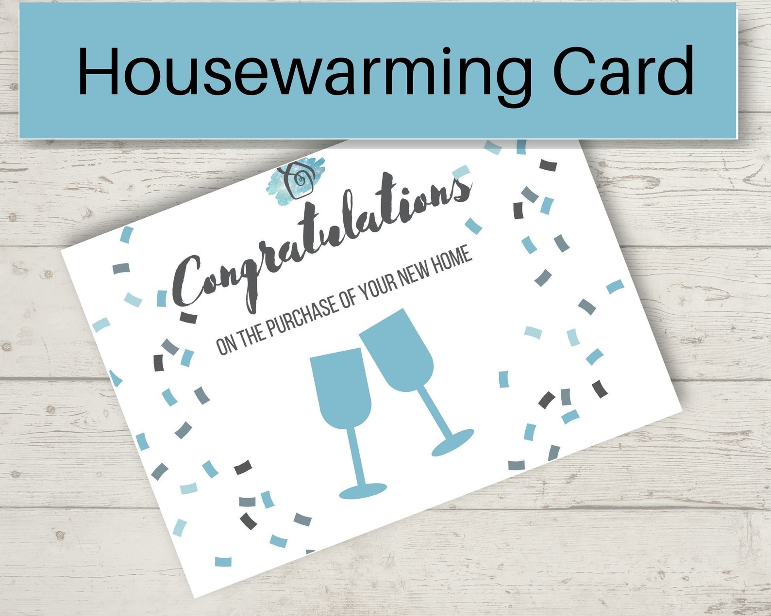 Housewarming Card Printable Housewarming Card | Etsy