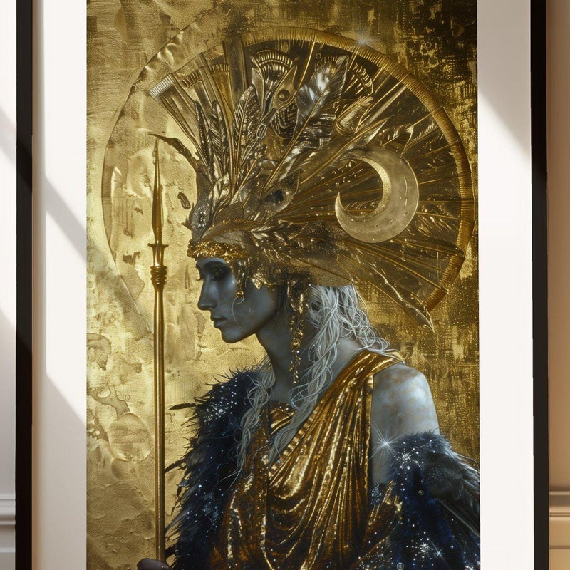 Moon Goddess Art - Etsy