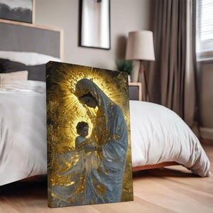 Mystical Virgin of the Mercedes Art Print - Spiritual Decor - Mary and ...