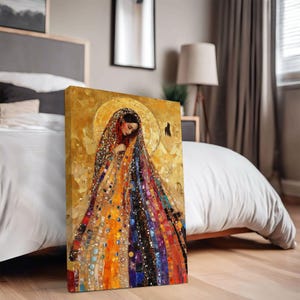 Divine Feminine Mary Magdalene Art Print - Sacred Goddess Mystical Wall ...