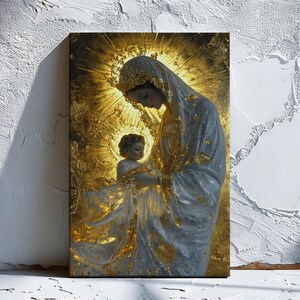 Mystical Virgin of the Mercedes Art Print - Spiritual Decor - Mary and ...