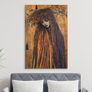 Persephone Goddess Abstract Art Print, Mystical Home Decor, Greek ...