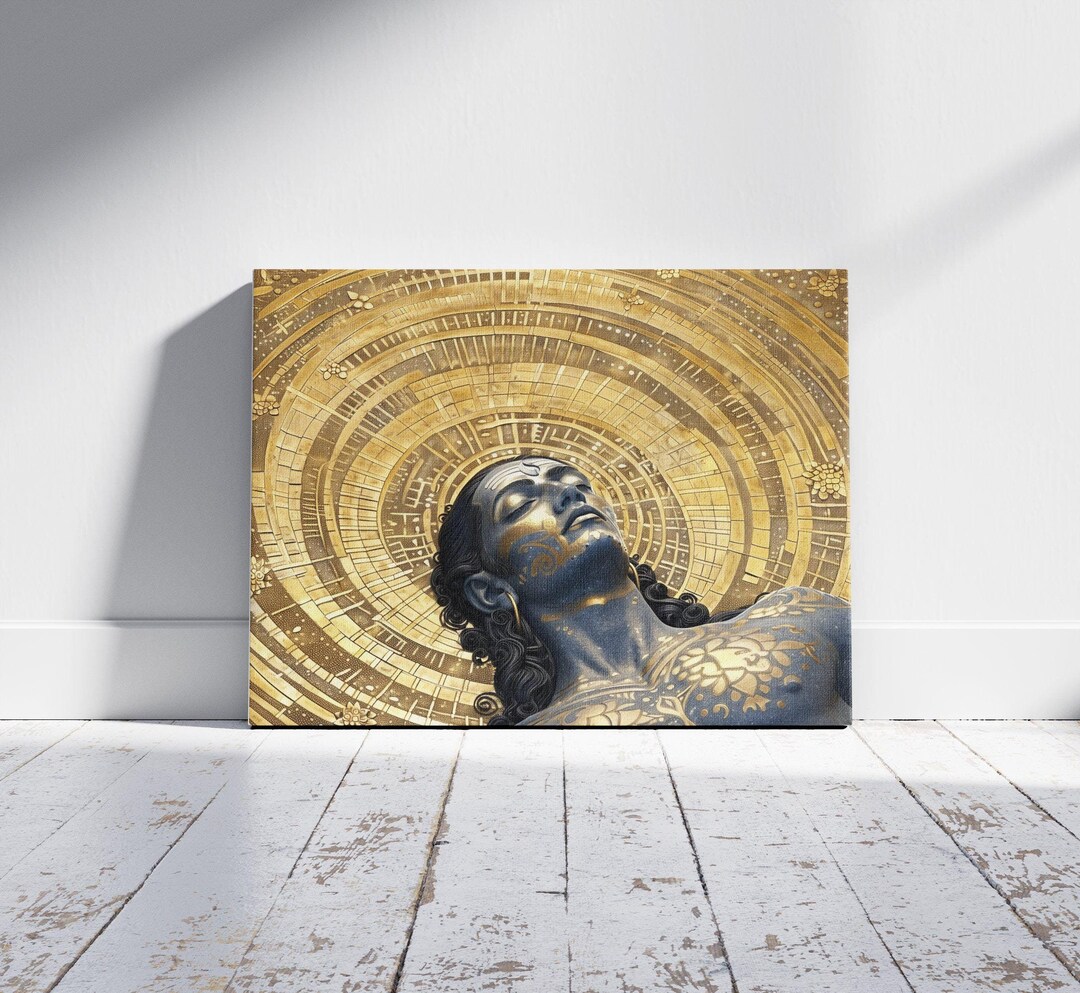 Divine Transcendence - Lord Shiva Golden Mandala Sacred Art Print ...