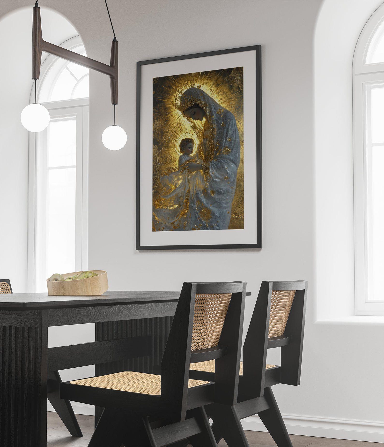 Mystical Virgin of the Mercedes Art Print - Spiritual Decor - Mary and ...