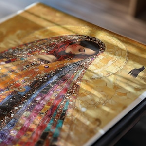 Divine Feminine Mary Magdalene Art Print - Sacred Goddess Mystical Wall ...