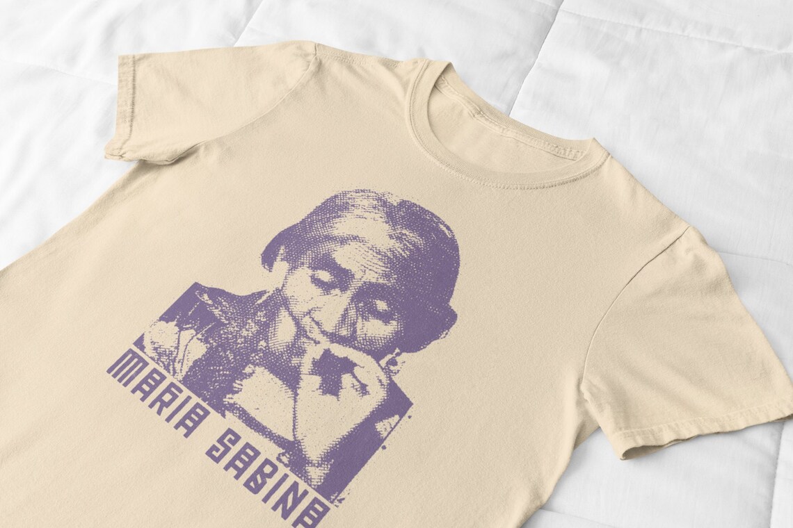 Maria Sabina Vintage Unisex Heavy Cotton Tee, Retro Aesthetic Spiritual ...