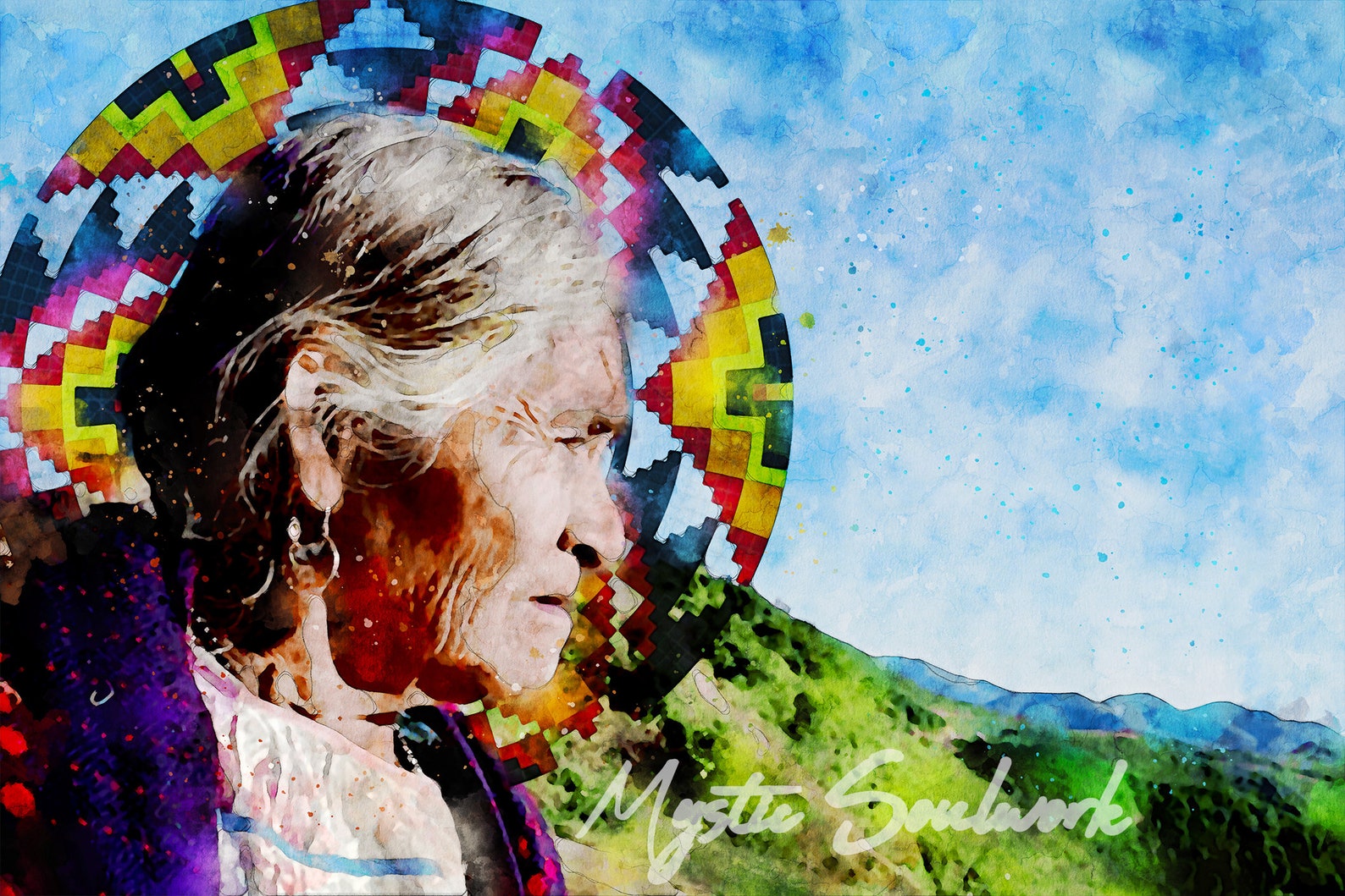 Maria Sabina Wall Art Print / Mushroom Shaman Healer Painting - Etsy