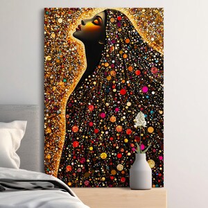 Abstract Goddess Shakti Art Print, Spiritual Feminine Energy Wall Decor ...