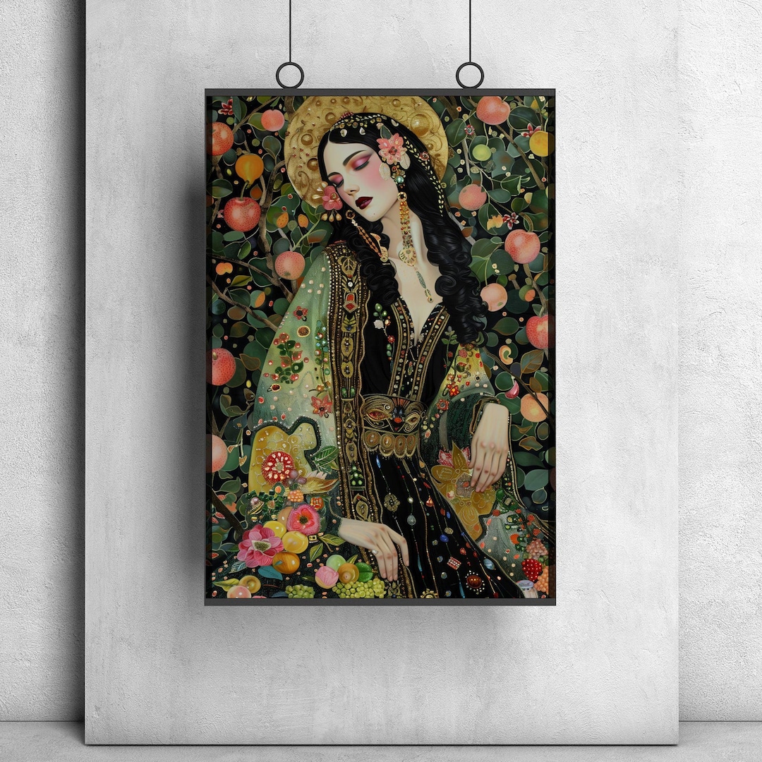 Roman Goddess Pomona Art Print - Mystical Spiritual Decor - Mystical ...