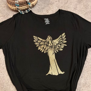 Winged Angel Design Tshirt - Etsy