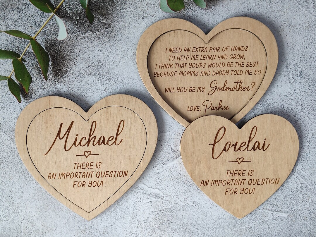 Godparent Proposal Will You Be My Godmother Unique Godfather Gift ...