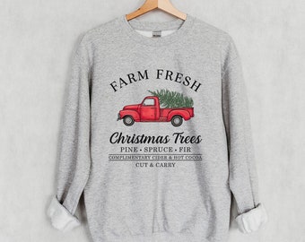 Christmas Tree Farm Sweatshirt | Etsy
