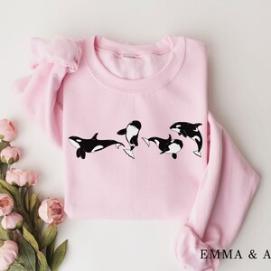 Orca Whale Sweatshirt, All is Whale Shirt, Whale Sweater, Beach Shirts ...