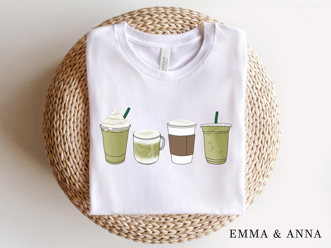 Matcha Shirt, Matcha T-shirt, Tea Shirt, Matcha Latte Shirt, Tea Lover ...