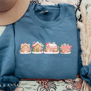 Gingerbread Sweatshirt, Christmas Sweatshirt, Christmas Crewneck ...