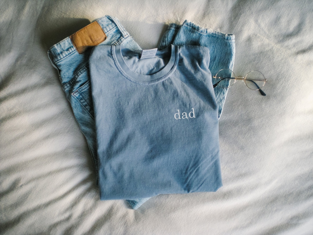 Embroidered Dad Shirt, Fathers Day Gift, Gift for New Dad, Pregnancy ...