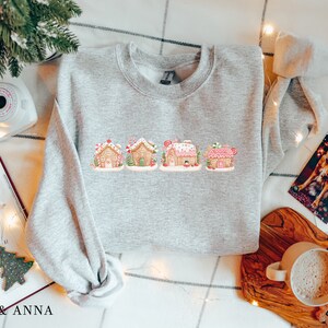 Gingerbread Sweatshirt, Christmas Sweatshirt, Christmas Crewneck ...
