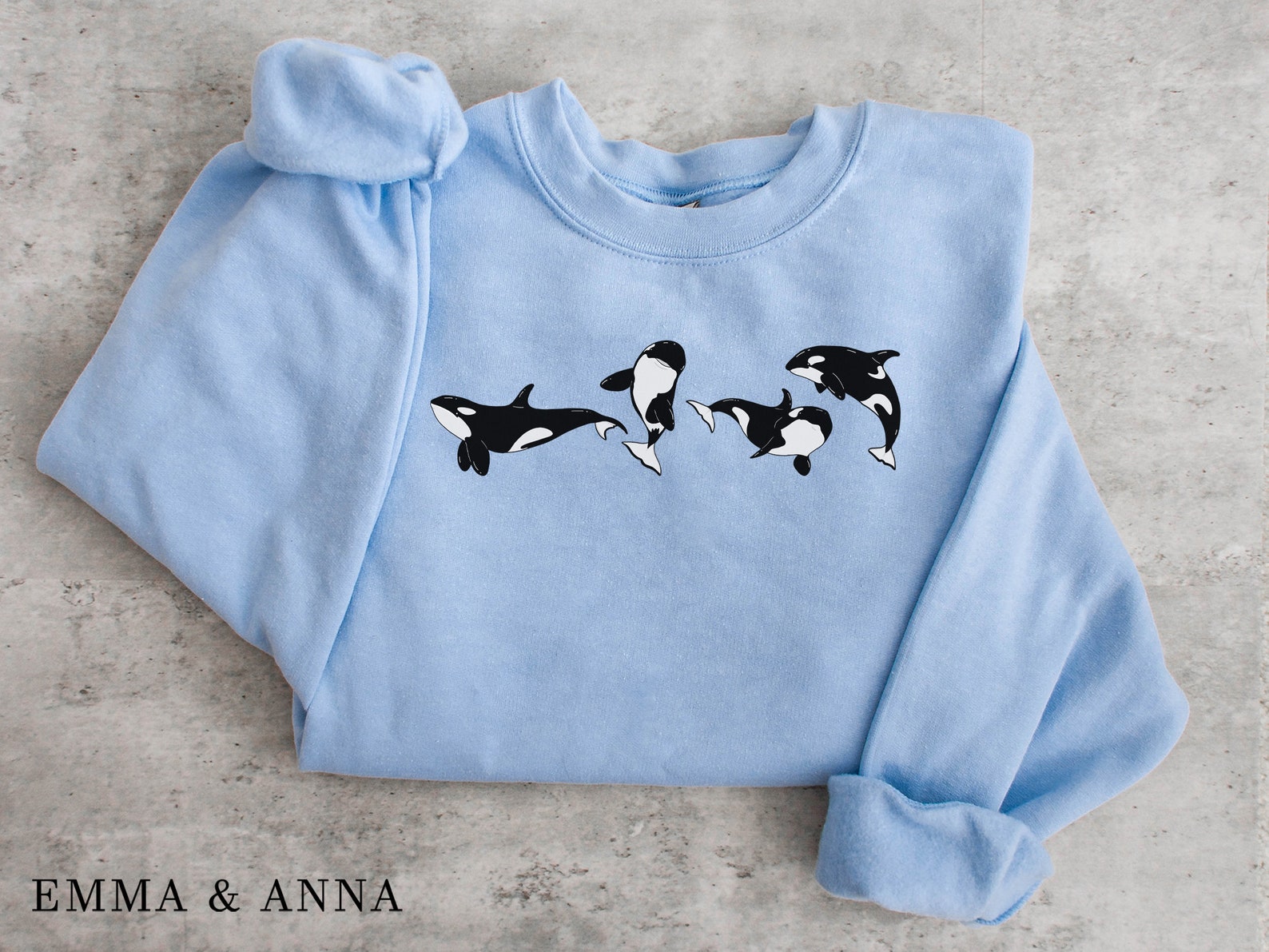 Orca Whale Sweatshirt, All is Whale Shirt, Whale Sweater, Beach Shirts ...