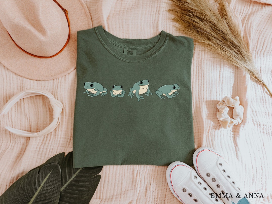 Frog Shirt, Cottage Core, Frog Lover Gift, Tree Frog Shirt, Summer ...