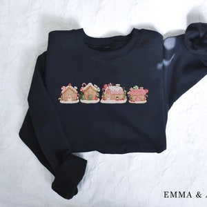 Gingerbread Sweatshirt, Christmas Sweatshirt, Christmas Crewneck ...
