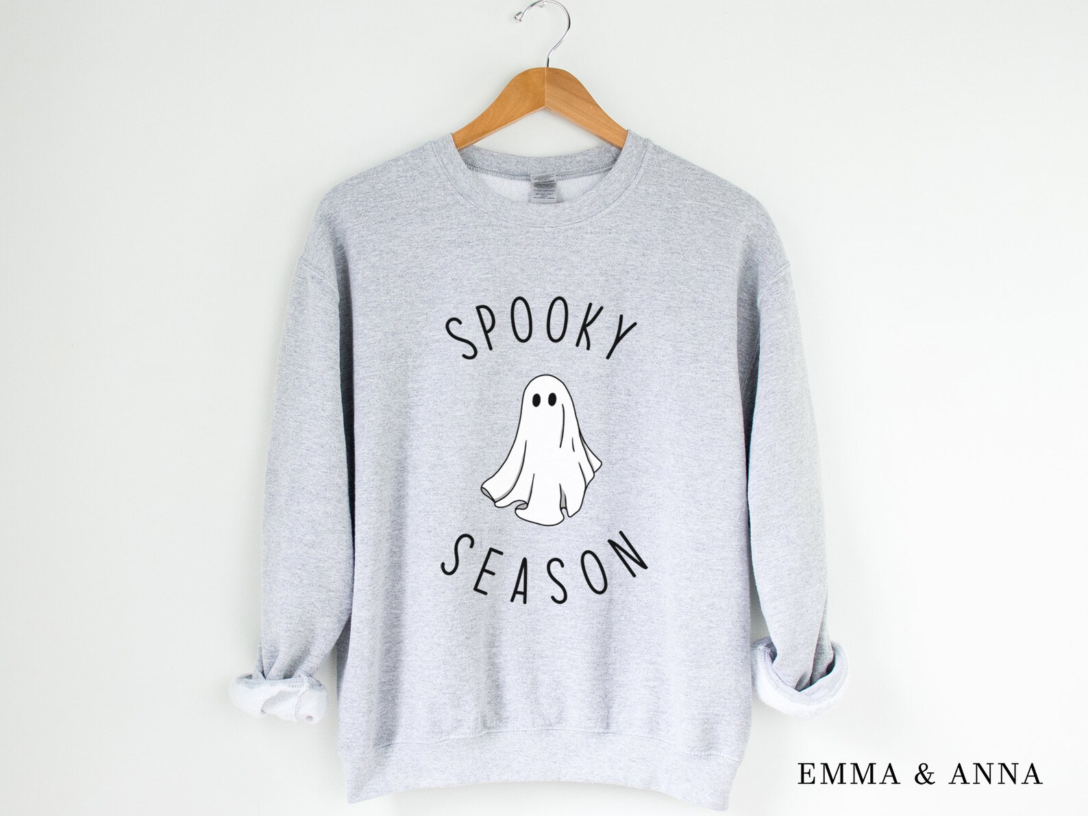 Halloween Crewneck Sweatshirt, Halloween Sweater, Spooky Season Shirt ...