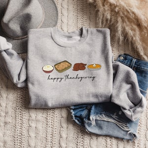 Thanksgiving Sweatshirt for Women, Thanksgiving Crewneck, Pie Shirt ...